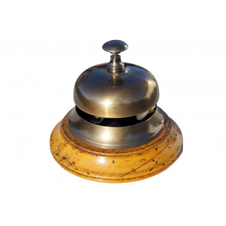 Sonnette de réception en bronze