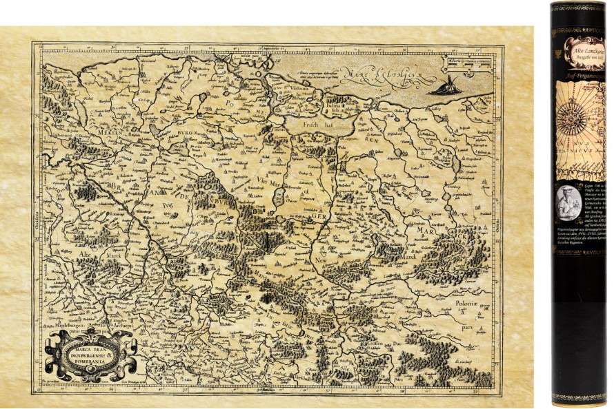 Alte Landkarte